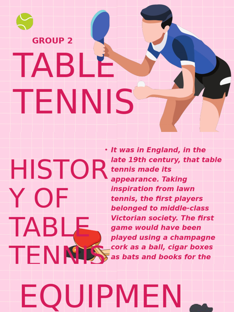 Group 2 - Table Tennis | PDF | Table Tennis | Indoor Sports