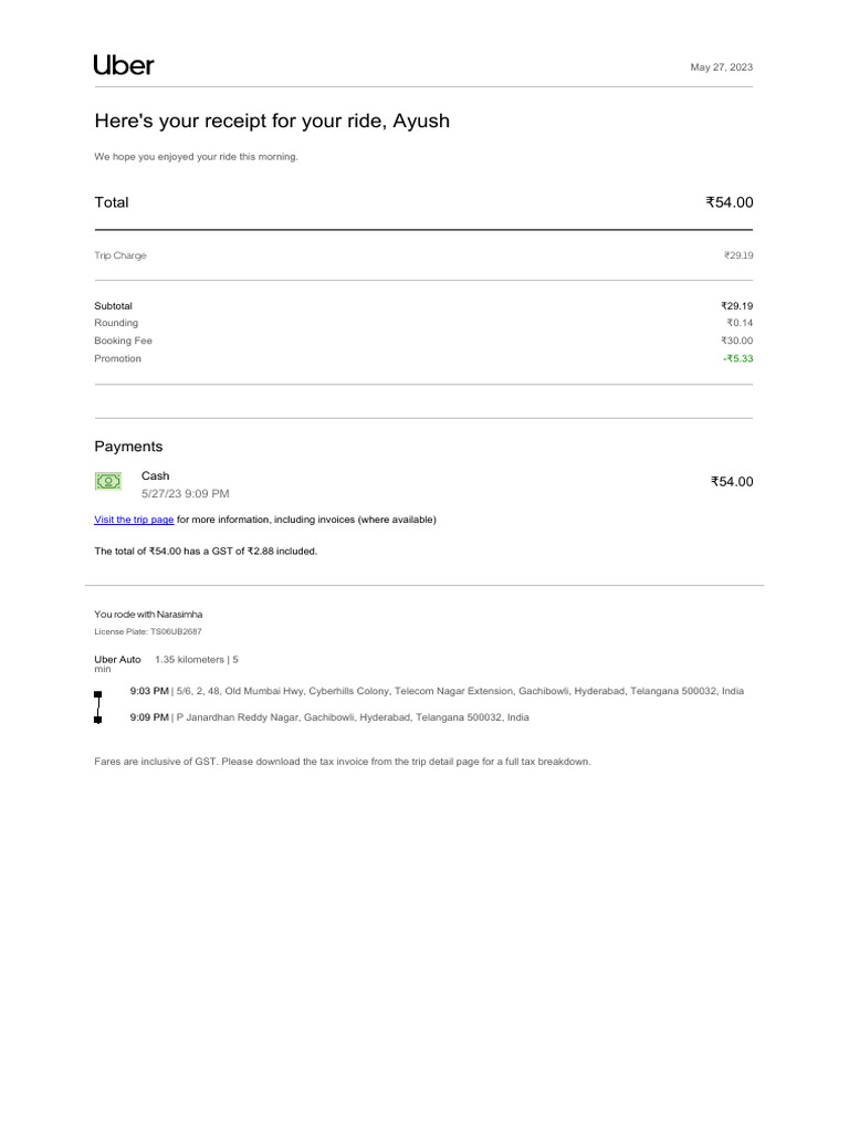 Uber 27 May 54 | PDF