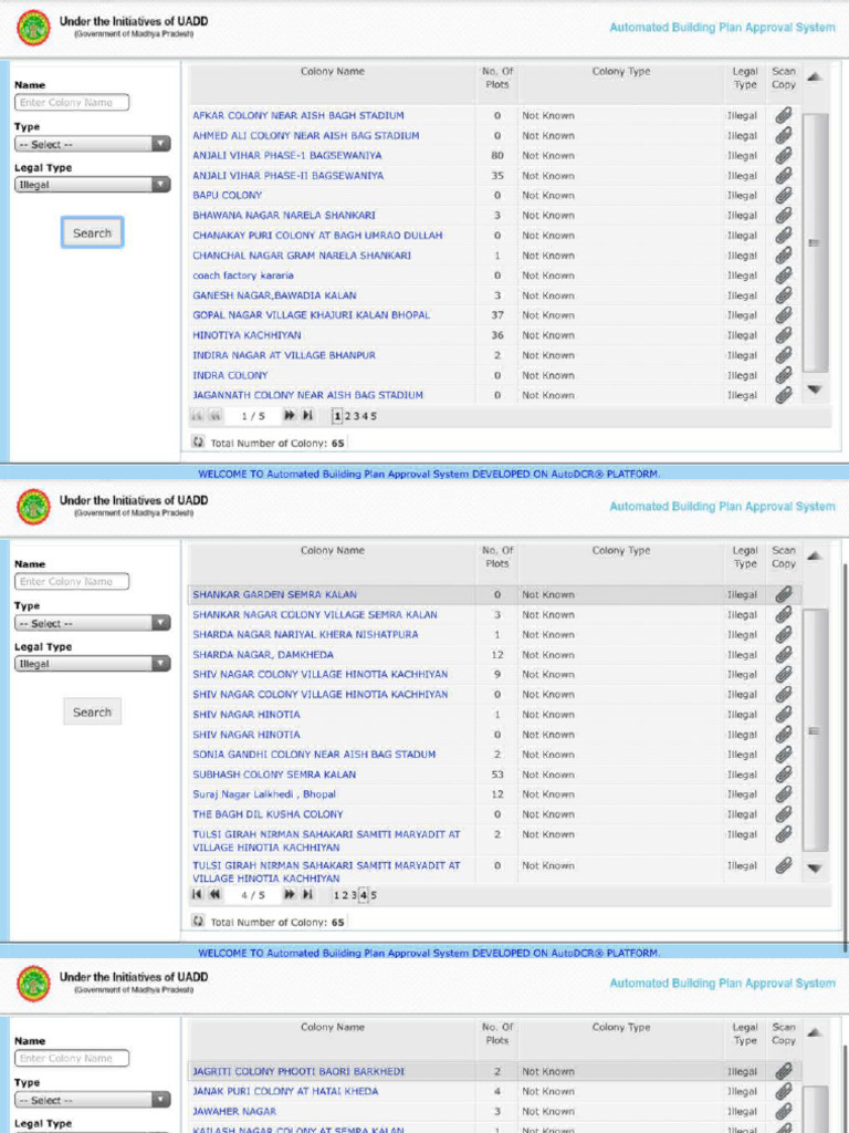 Bhopal Illegal Colony Abpas | PDF