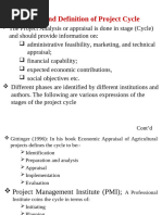 Chapter 2 Project Cycle | PDF | Project Management | Feasibility Study