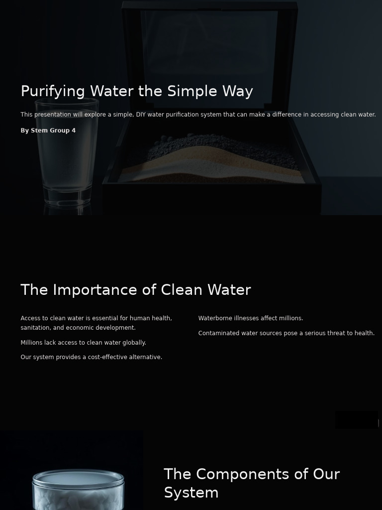 Purifying Water the Simple Way (3) | PDF | Water Purification | Filtration