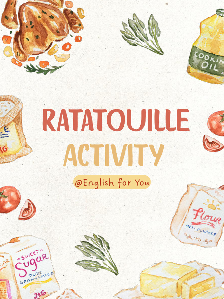 Ratatouille Activity | PDF