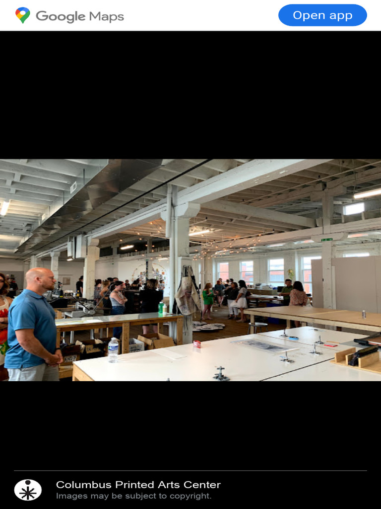 Columbus Printed Arts Center - Google Maps | PDF
