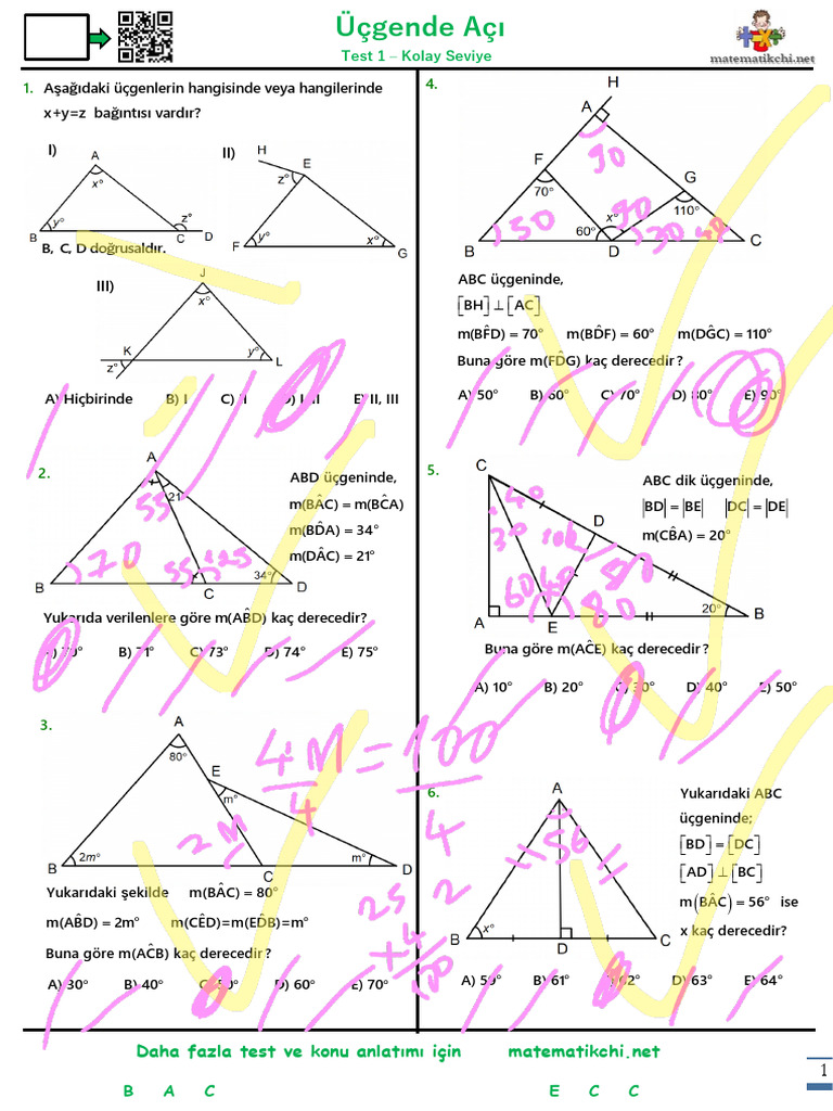 Ucgende Aci Test 1 K | PDF