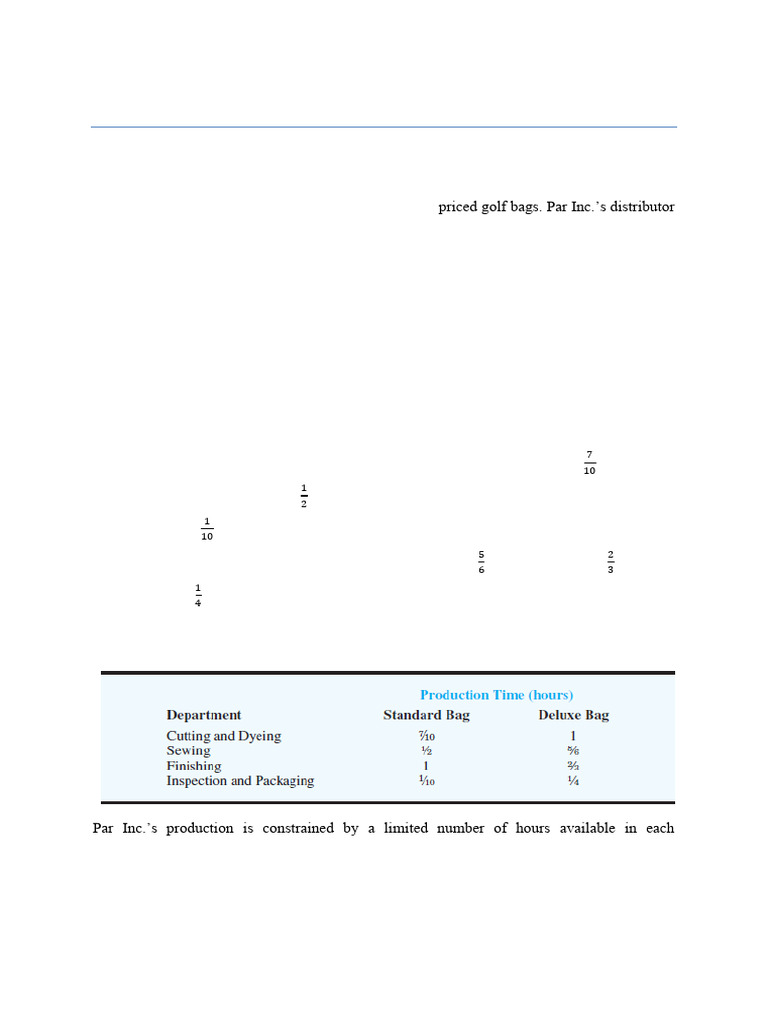 Chapter 2 Par Inc | PDF | Applied Mathematics
