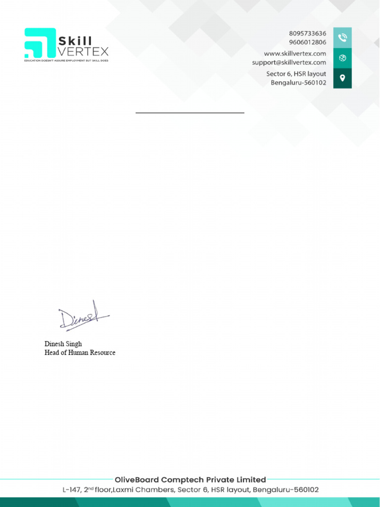 Python Course Completion Certificate | PDF