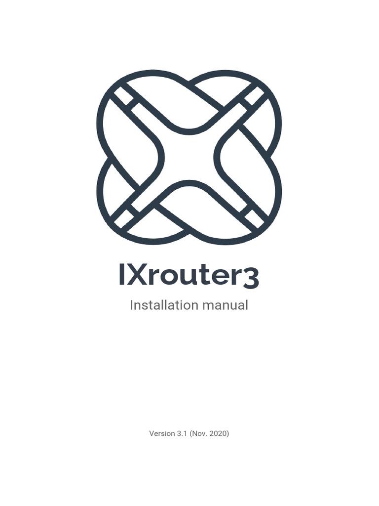 Ixrouter3 Installation Manual | PDF | Electromagnetic Compatibility ...