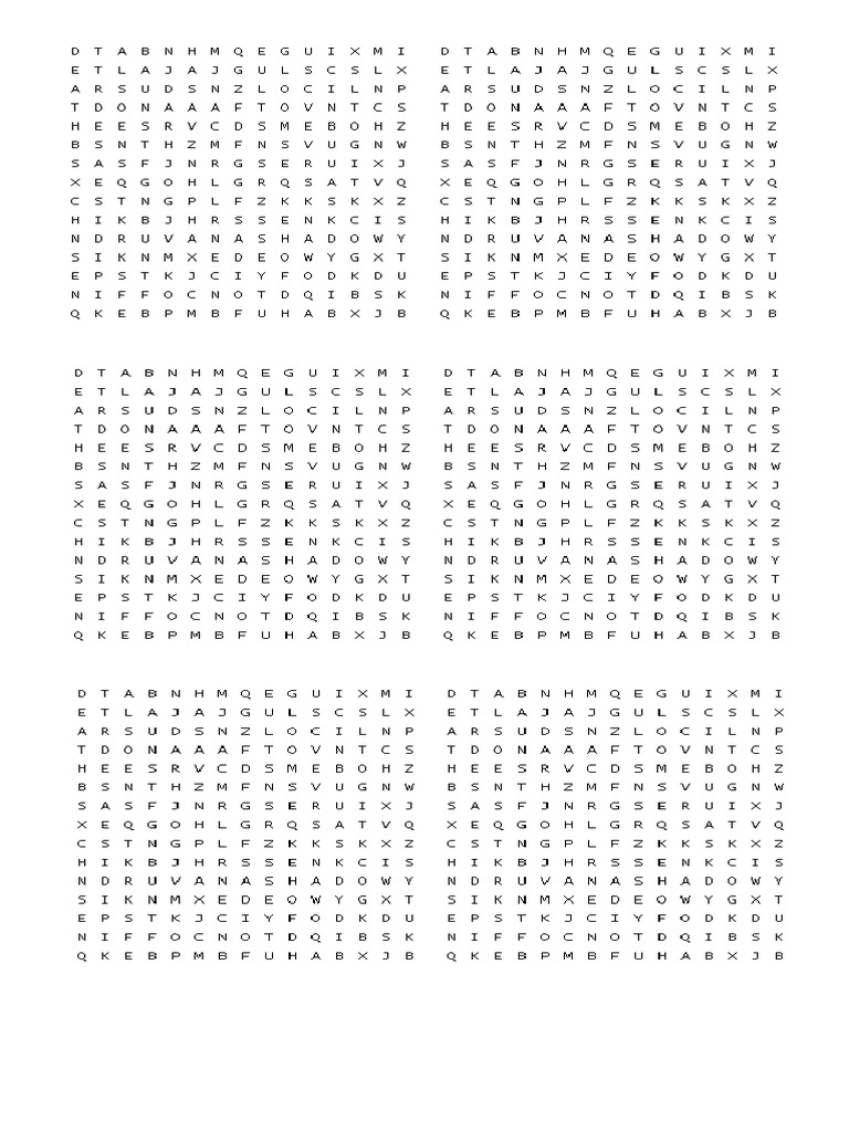 The Fall of The House of Usher Wordsearch | PDF