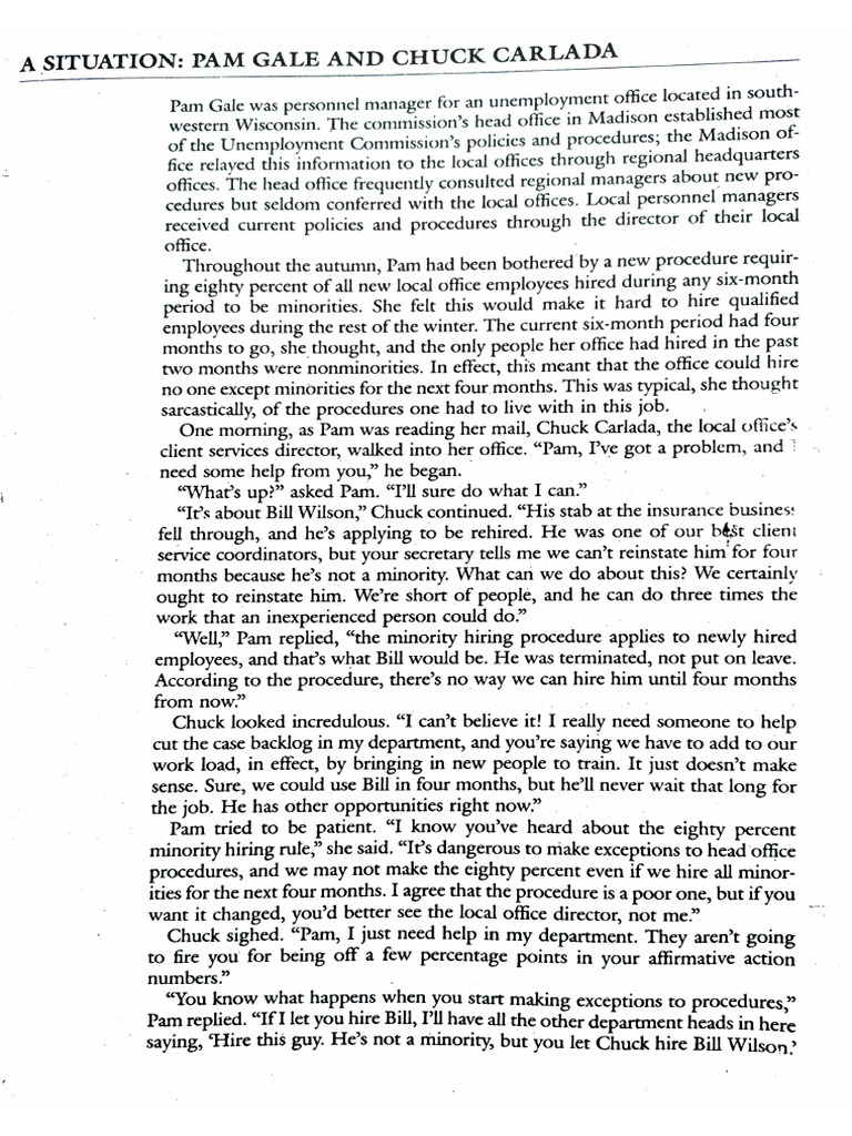 Pam and Chunk Case Study | PDF