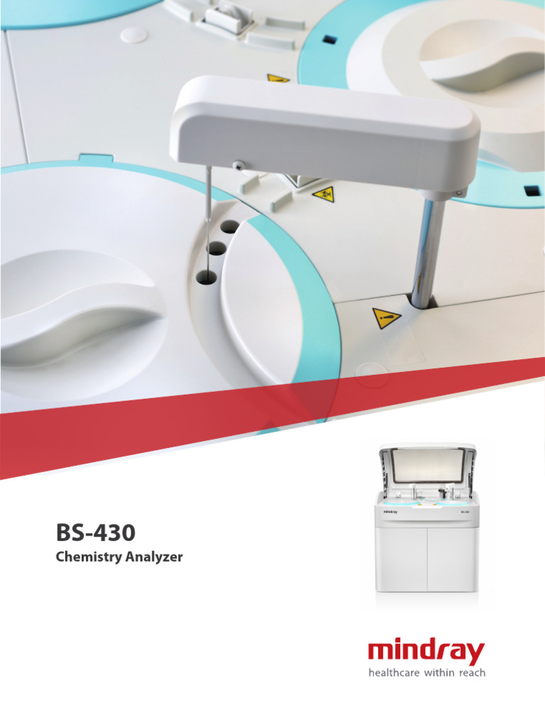 Mindray BS-430 Chemistry Analyzer Specs | PDF