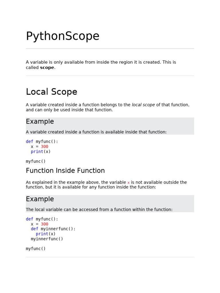 Pythonscope | PDF