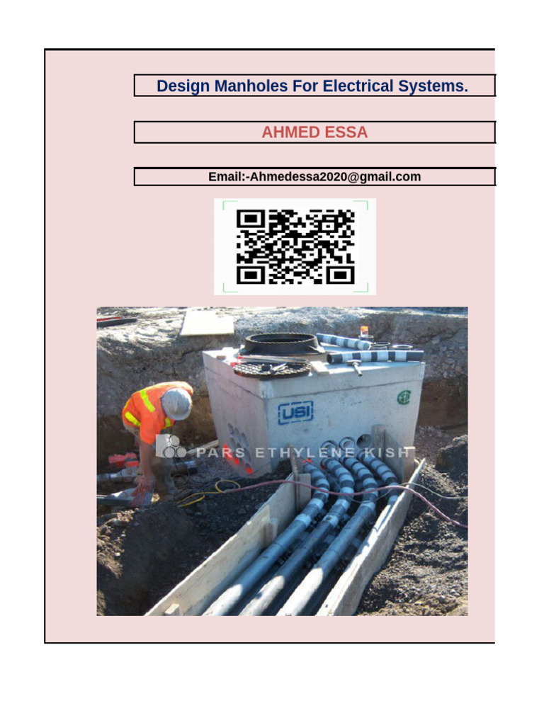 Manhole Calculation Multi Conduit - Protect | PDF | Electric Power ...