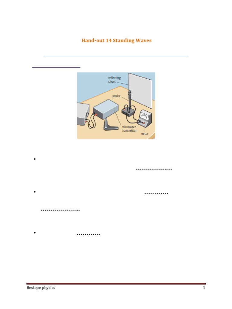 Physics: Understanding Standing Waves | PDF | Waves | Periodic Phenomena