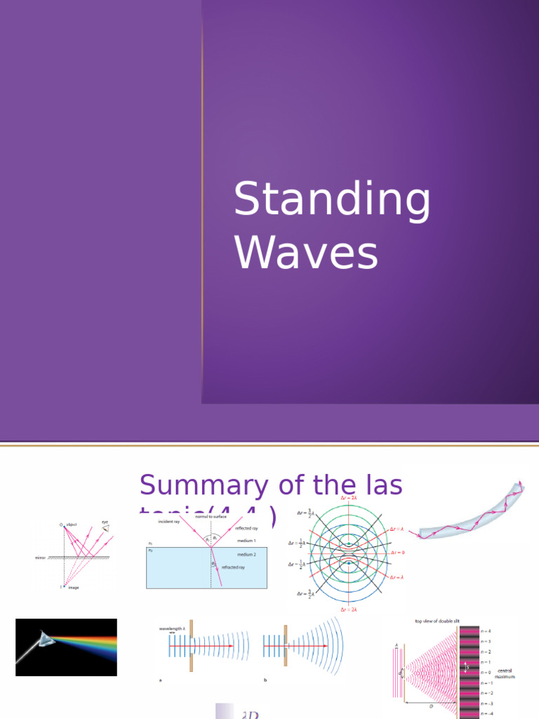 Chapter 4.5 Standing Waves | PDF | Waves | Mechanics