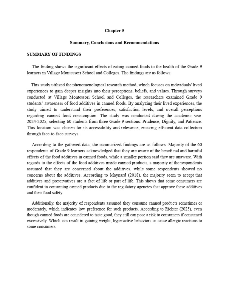 Research Chapter 5 | PDF | Vitamin C | Taste