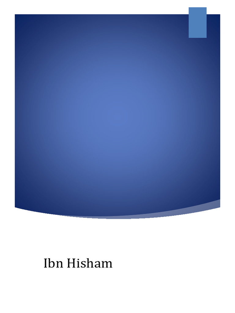 Al Sirah Al Nabawiyah Ibn Hisham Dan Terjemah | PDF