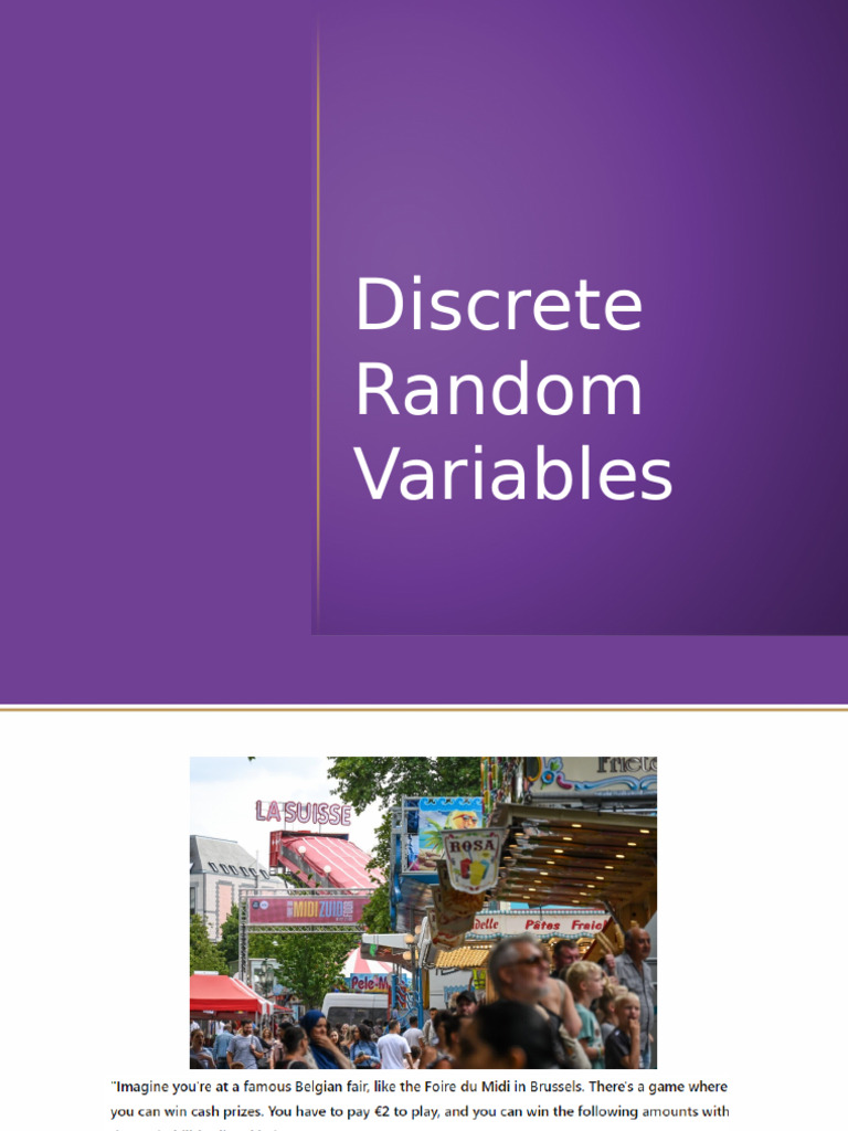 Discrete Random Variables | PDF