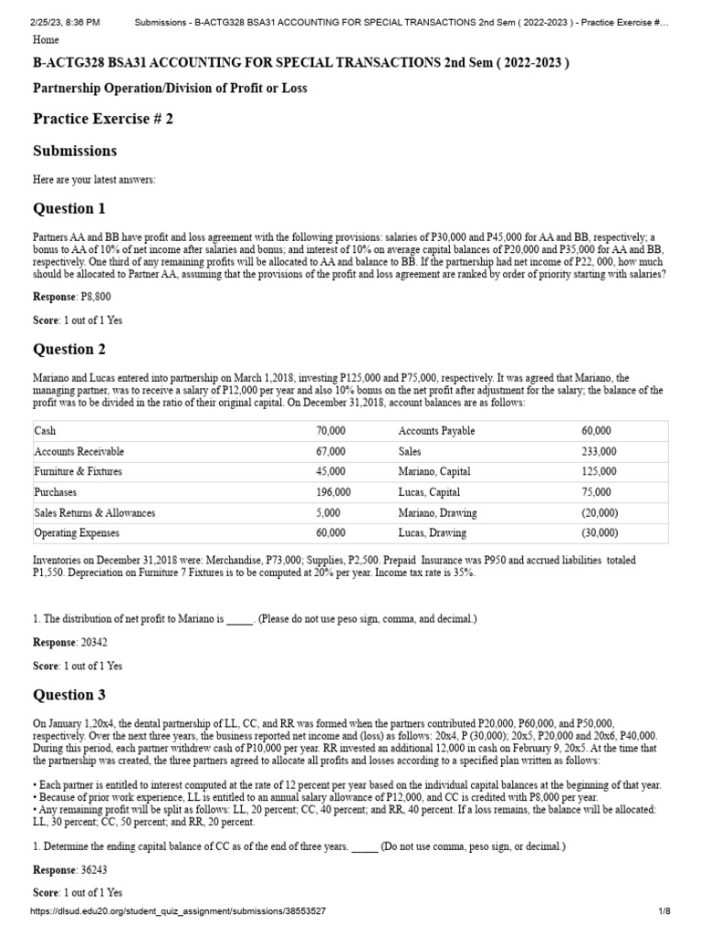 EXER2 | PDF | Income Statement | Net Income
