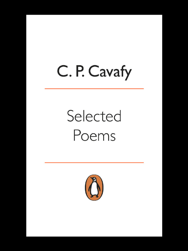 The_Selected_Poems_of_Cavafy_-_C_P_Cavafy | PDF | Apollo | Achilles