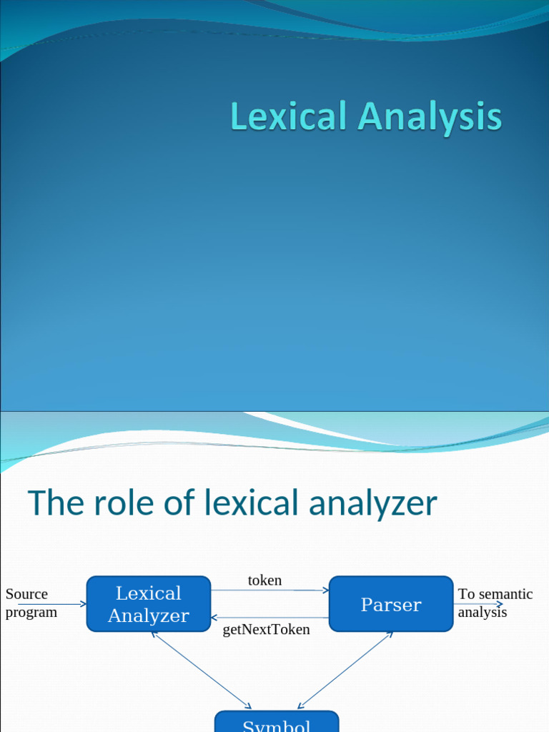 File 1675742677 110405 LexicalAnalysis-Continue1 | PDF | Computer Programming | Formal Methods