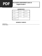 ENGLISH Rubric Booklet SP Grade 7-9 (2023-2024) - 1 | PDF | Fluency ...