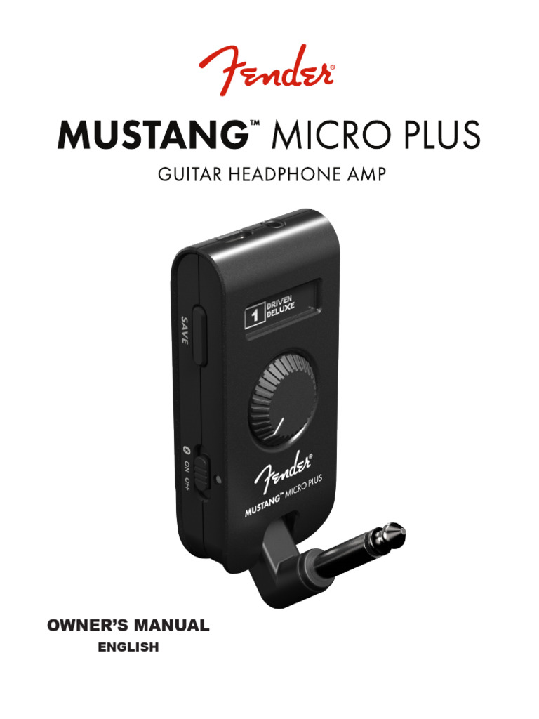 OM 2311600000 Mustang-Micro-Plus en | PDF | Sound Technology | Audio ...