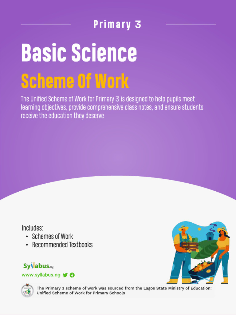 Basic Science Primary 3 Scheme of Work - syllabusNG | PDF | Mass | Water