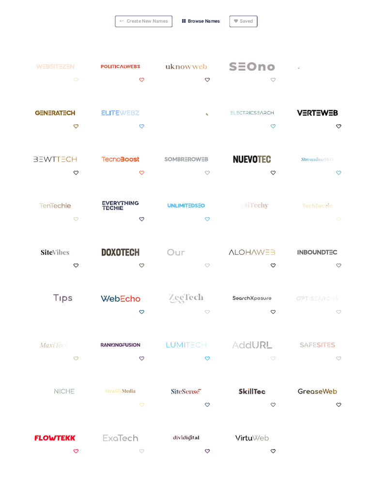 Business Name Generator - Powered by AI - Namelix | PDF