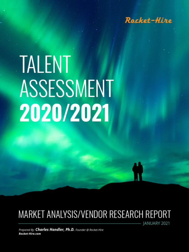 2020/2021 Talent Assessment Market Report | PDF | Employment | Business