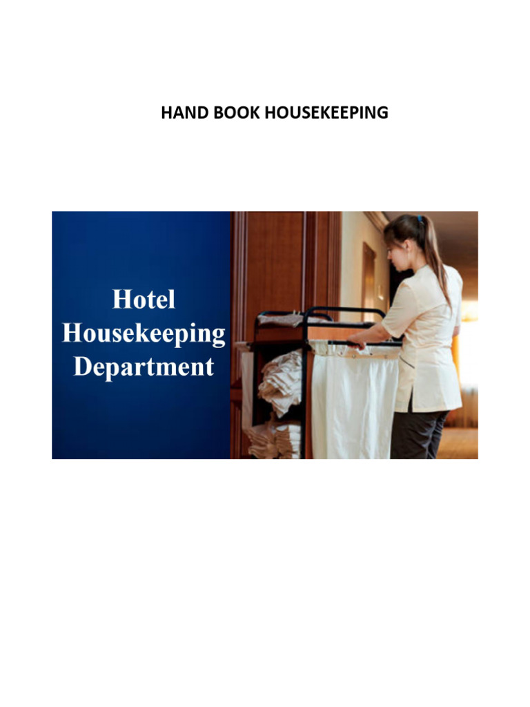 Housekeeping | PDF