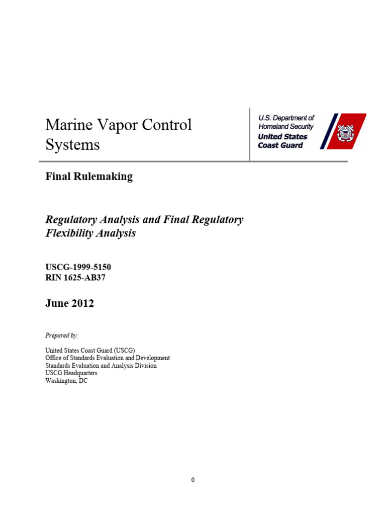 USCG 1999 5150 0022 - Attachment - 1 | PDF | Clean Air Act (United States)
