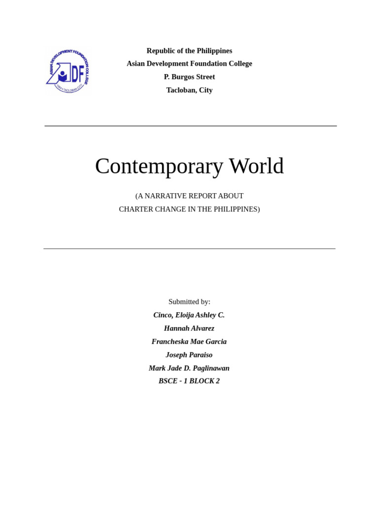 Charter Change in the Philippines: Pros and Cons | PDF | Rodrigo ...