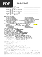 BÀI TẬP ANKANE | PDF