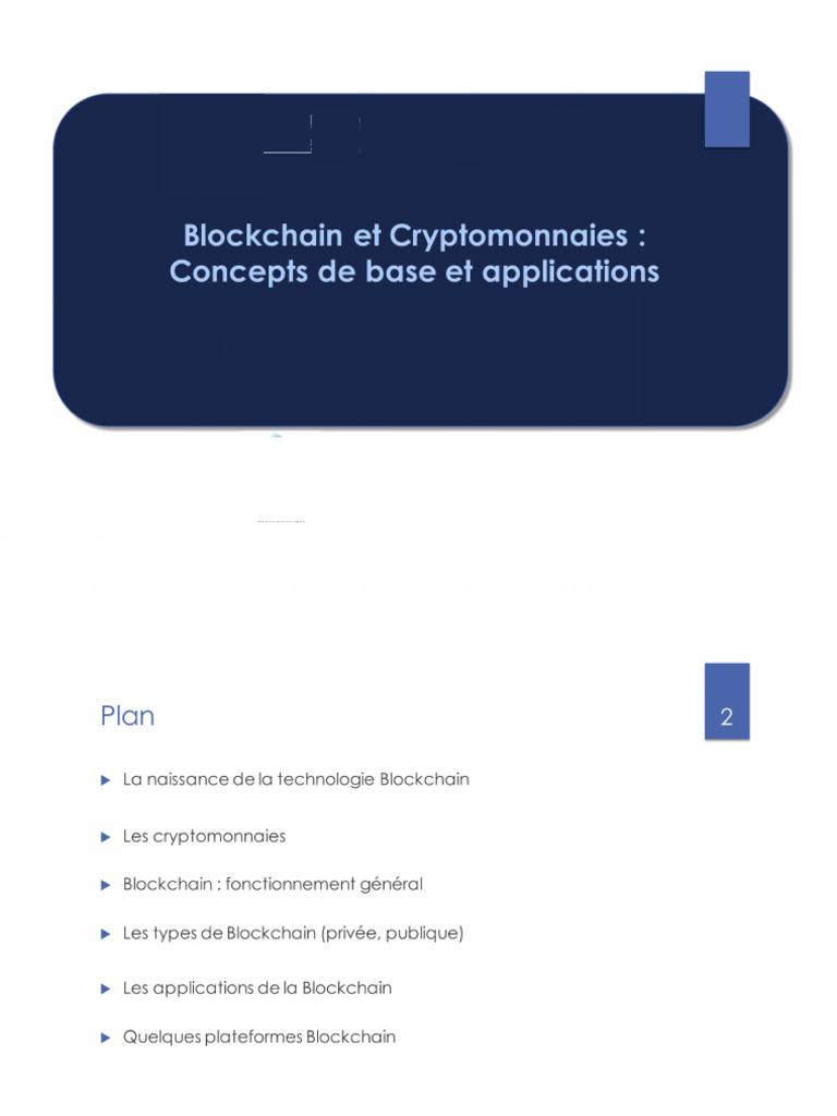 Cours 4 Blockchain - Backup | PDF