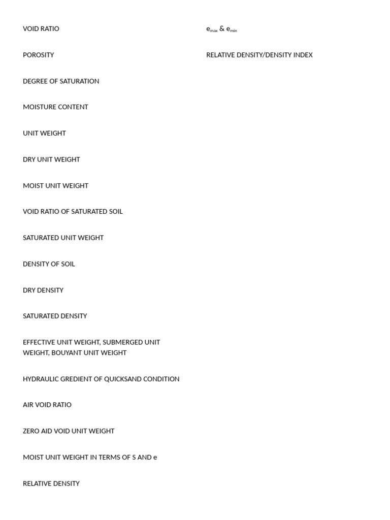 Void Ratio | PDF
