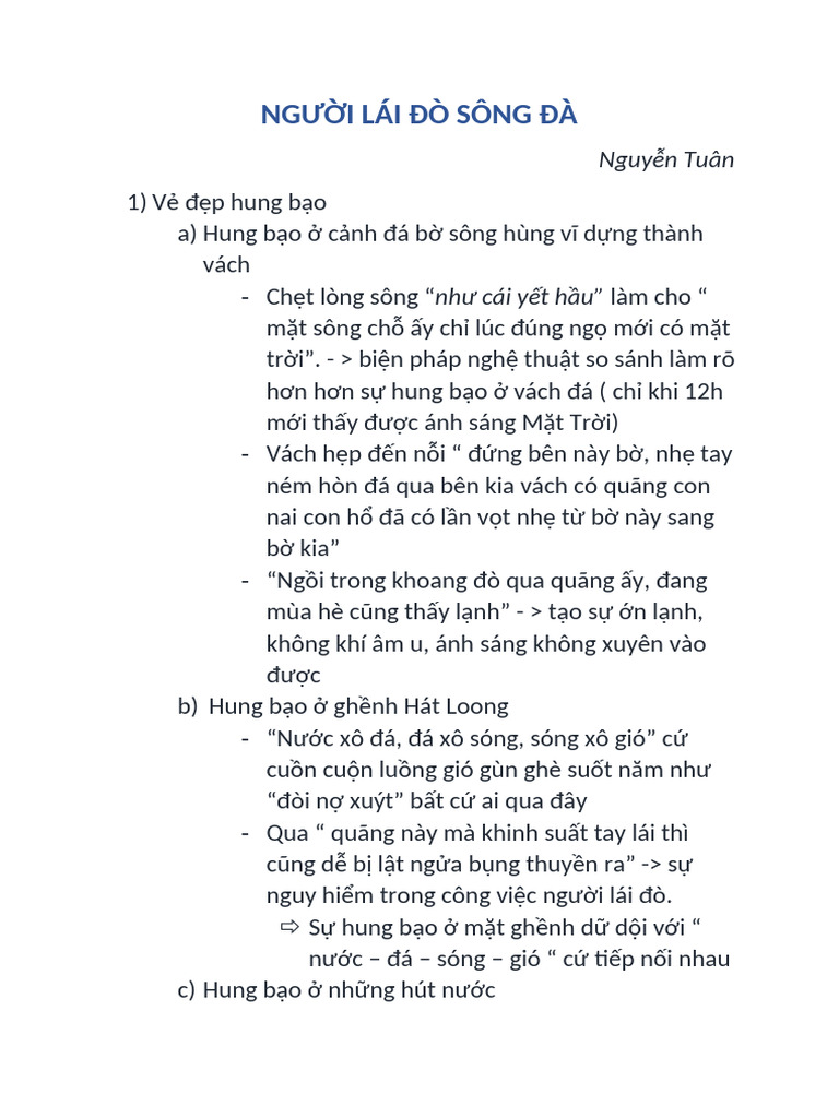 Nguoi Lai Do Song Da | PDF