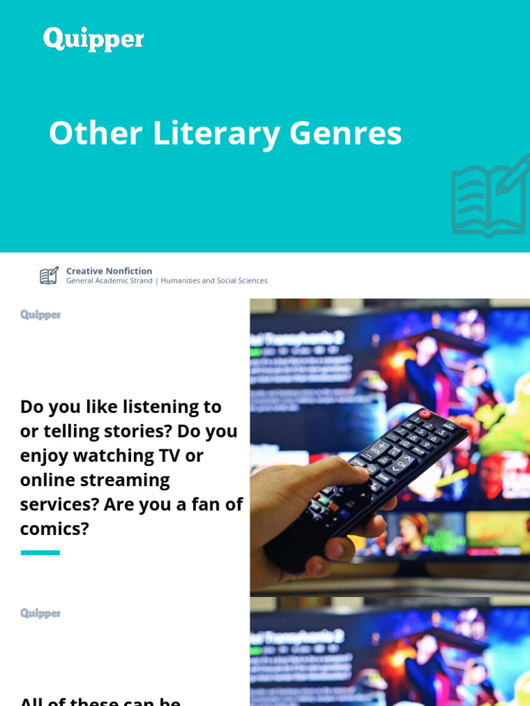 Lesson 3 - Other Literary Genres | PDF | Comics | Novels