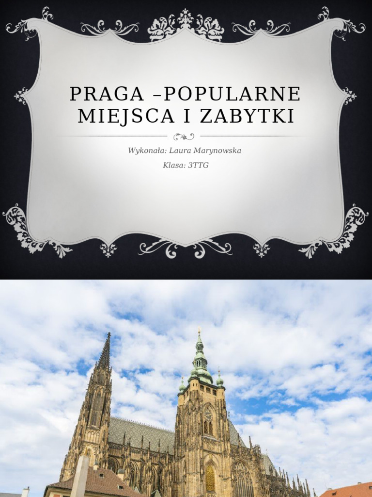 Praga –Popularne Miejsca i Zabytki | PDF