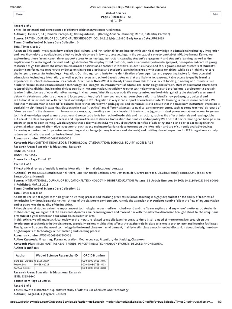 Attention Paper | PDF | Educational Technology | Learning