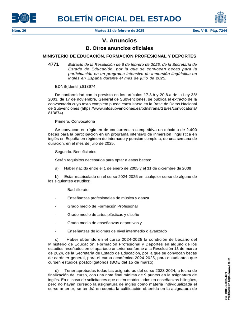 Boe B 2025 4771 | PDF