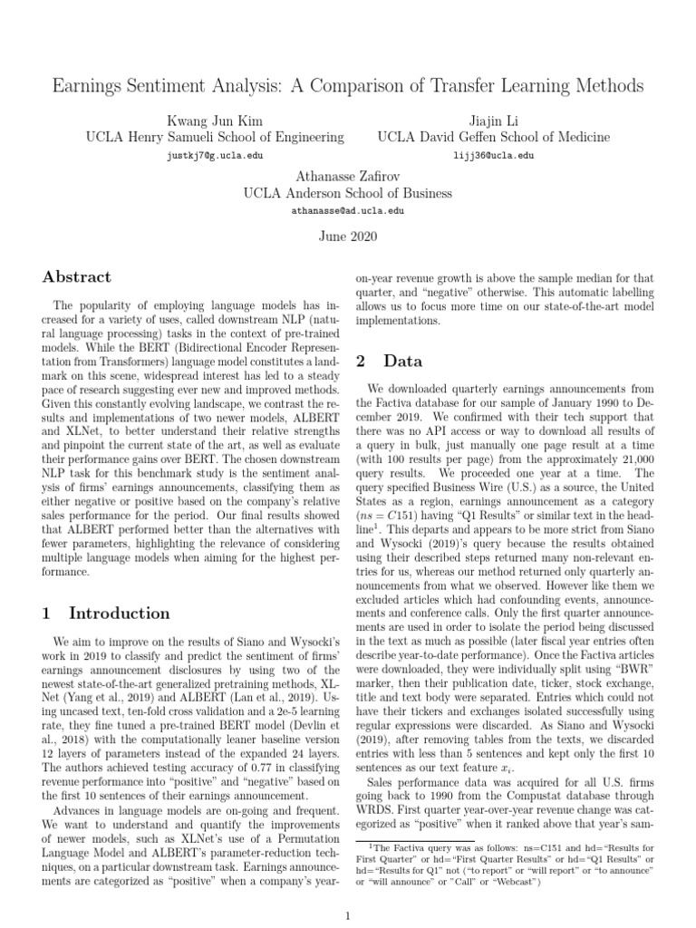NLP paper | PDF | Receiver Operating Characteristic | Cross Validation ...