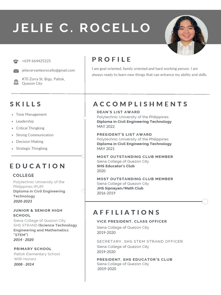 Rocello - Jelie C. Resume-1 | PDF
