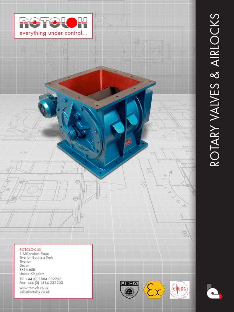 Rotolok Rotary Valves Airlocks ATEX UK v6.3 | PDF | Valve | Turbine