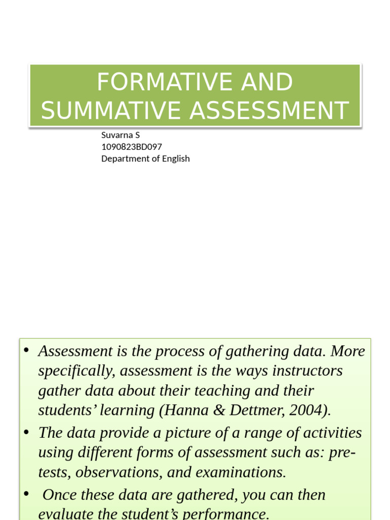Formative Assessment | PDF | Educational Assessment | Intelligence