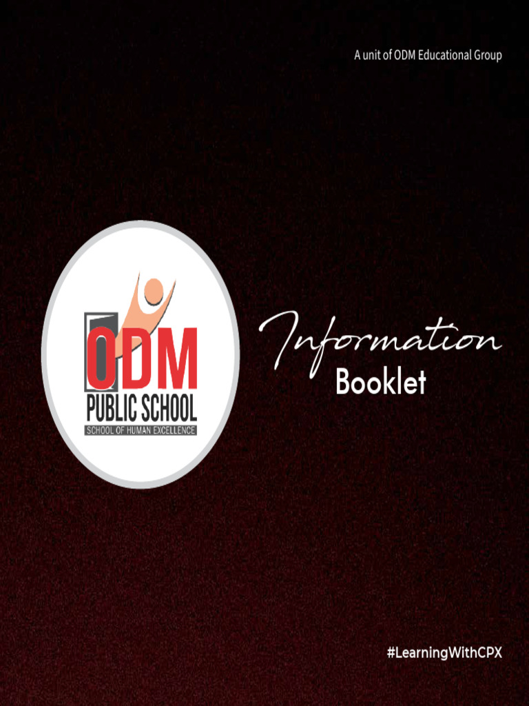 Information Booklet 2025 26 | PDF | Mindset