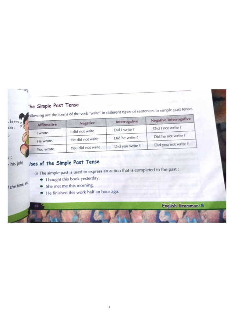 Uses of Past and Future Tesnse Prachi Gram | PDF