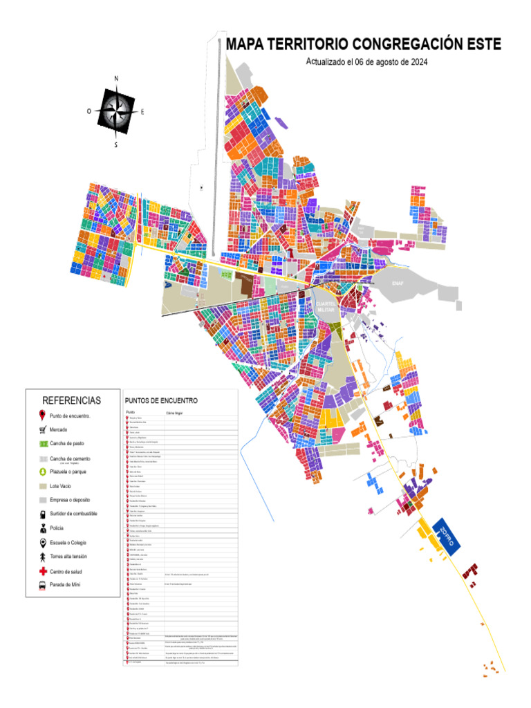 Mapa Teritorio ESTE 2024-08 | PDF