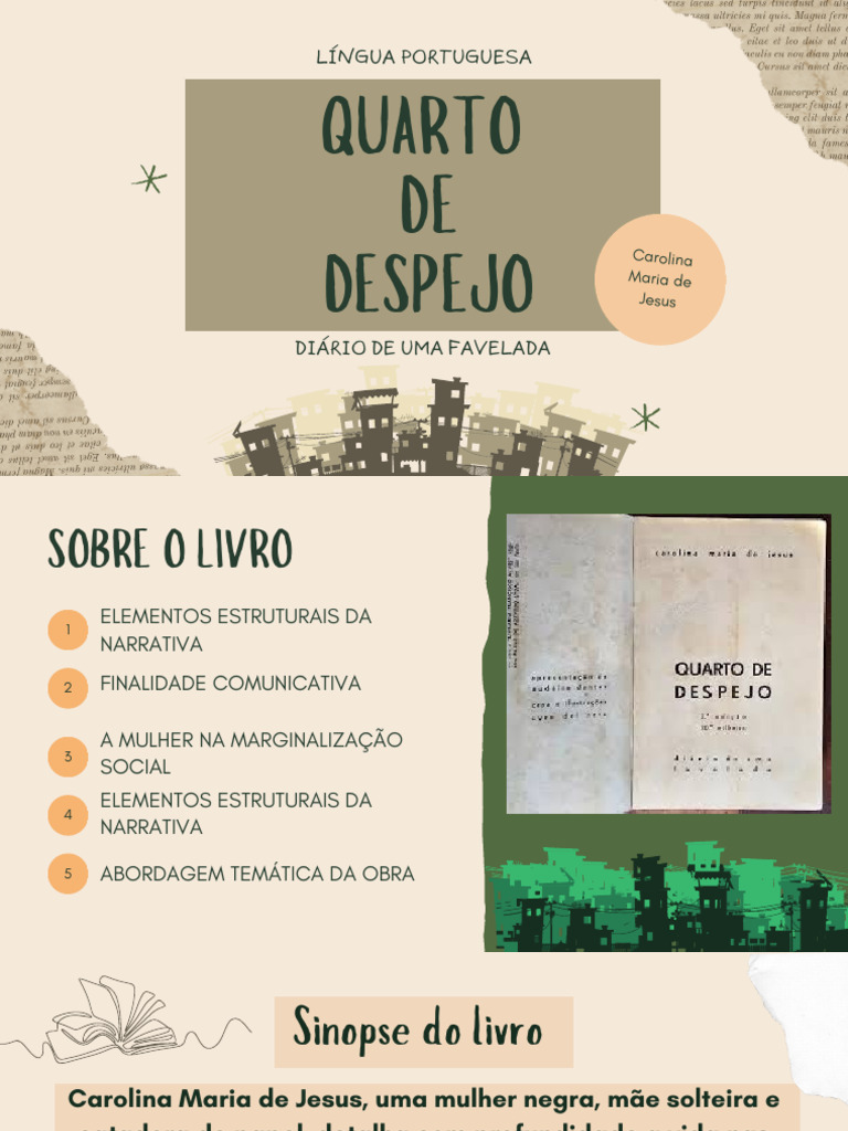 quarto de despejo _20250225_060618_0000 | PDF | Favela | Narrativa