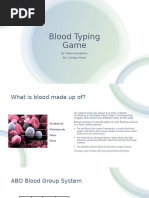 The Blood Typing Game Directions | PDF | Blood Type | Diseases And ...