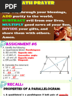 Complete Quadrilateral Properties Sheet | PDF